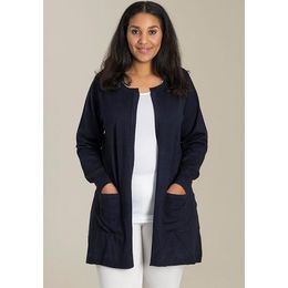 Sandgaard Damen SANDGAARD Cardigan &raquo;Helsinki&laquo; ohne Verschluss blau 38