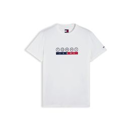 Tommy Jeans T- Shirt 'DNA' Herren Gr&ouml;&szlig;e XXL navy / kirschrot / wei&szlig;
