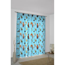WIRTH Vorhang &raquo;Ice Age&laquo; Multifunktionsband 1 Stk. tlg. Disney blau Satin, Polyester 145cm, Multifunktionsband, 142cm