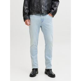 Jack & Jones Jack & Jones Herren Regular-fit-Jeans &raquo;JJICLARK im Used-Look, Stretchkomfort und niedrige Leibh&ouml;he&laquo; Baumwollmischung, regular fit blau 38, L&auml;nge 34