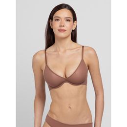 Dorina B&uuml;gel-BH &raquo;Noa&laquo; mit vorgeformte Cups, mit B&uuml;geln braun 75, Cup E B&uuml;gel-BH