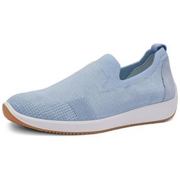 Ara Damen Slipper &raquo;LISSABON&laquo; , Slip-On-Sneaker, Schlupfschuh, Komfortschuh in Weite G blau 6,5