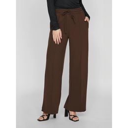 Vila Damen Schlupfhose &raquo;VICLUA HW WIDE PANTS-NOOS&laquo; Materialmix braun XL (42), N-Gr