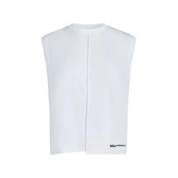 KARL LAGERFELD JEANS T-Shirt Damen Gr&ouml;&szlig;e S wei&szlig;