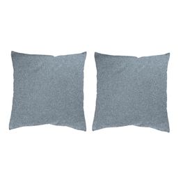 Home Wohnideen Dekokissen &raquo;LUCIO 2ER PACK MIT F&Uuml;LLUNG&laquo; blau Polyester B/L: 40cm x 40cm, 2 Stk.