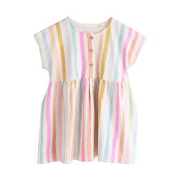 next Kleid M&auml;dchen Gr&ouml;&szlig;e 86 himmelblau / apricot / rosa / wollwei&szlig;