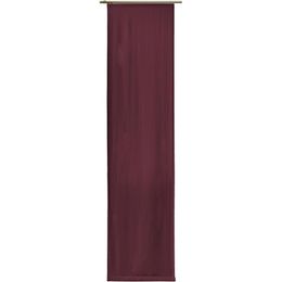 WIRTH Schiebegardine &raquo;Newbury&laquo; Klettband 1 Stk. tlg. Ohne Befestigungszubeh&ouml;r, Breite: 57 cm lila Jacquard, Baumwolle, Polyester 145cm, Klettband, 57cm
