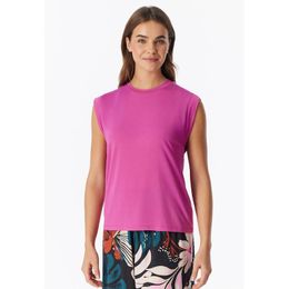 Schiesser Damen Pyjamaoberteil &raquo;Mix + Relax&laquo; mit Rundhalsausschnitt, Modalmix 38
