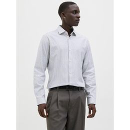 Jack & Jones Jack & Jones Herren Langarmhemd &raquo;JPRBLAPARKER Slim Fit Hemd, atmungsaktiv, ideal f&uuml;r den Alltag&laquo; Baumwolle, slim fit wei&szlig; M, N-Gr