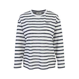 Pepe Jeans Shirt 'Marlen' Damen Gr&ouml;&szlig;e XL dunkelblau / naturwei&szlig;
