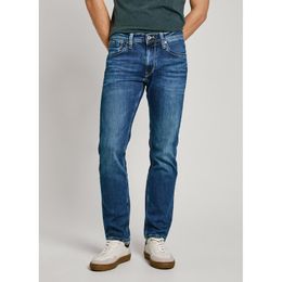 Pepe Jeans Herren Straight-Jeans &raquo;CASH&laquo; Regular Waist blau 33, L&auml;nge 36