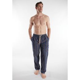 Tom Tailor Herren Tom Tailor Pyjamahose &raquo;Milos&laquo; mit elastischem Bund, Kordelzug, kariert braun 50 (M), N-Gr