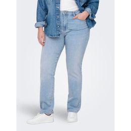 Only Carmakoma Damen Only CARMAKOMA Slim-fit-Jeans &raquo;CARSUI MID SLIM DNM REA286 NOOS&laquo; blau 42, L&auml;nge 32
