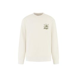 DSTREZZED Sweatshirt 'Karas' Herren Gr&ouml;&szlig;e L hellgrau / gr&uuml;n