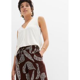 bonprix Damen bonprix Marlene-Hose aus Viskose, loose fit, mit Schn&uuml;rung, in vielen Gr&ouml;&szlig;en erh&auml;ltlich 44, N-Gr
