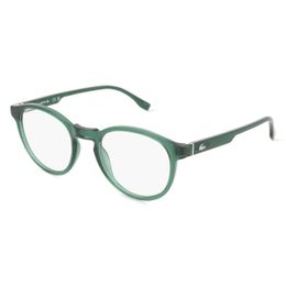 Lacoste L2950 Brille Unisex | Fassung: Vollrand, Quadratisch, Gr&uuml;n Transparent