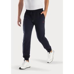 Kangaroos Herren Kangaroos Sweathose Jogginghose mit kleiner Logostickerei blau 44/46 (S), N-Gr