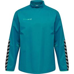 Hummel Athletic Jacket boy size 140 Turquoise / Grey / Black