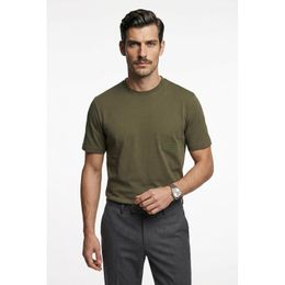 BOSS Green Herren BOSS Green T-Shirt &raquo;TS Structure&laquo; 100% Cotton, Regular Fit, Rundhalsausschnitt gr&uuml;n XL