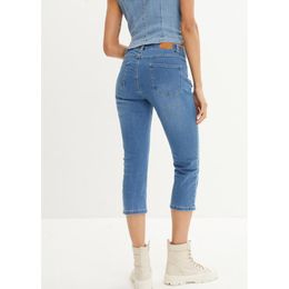 bonprix Damen bonprix 7/8-Jeans Slim fit Passform, schmale Beinform, 7/8-L&auml;nge blau 52, N-Gr