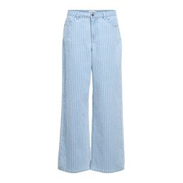 Object Jeans 'OBJSanni' Damen Gr&ouml;&szlig;e 25/26 blue denim / wei&szlig;