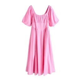 next Kleid Damen Gr&ouml;&szlig;e 52 pink Sommerkleid
