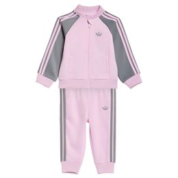 Adidas Originals Jogginganzug 'Sst' Jungen Gr&ouml;&szlig;e 62 anthrazit / rosa