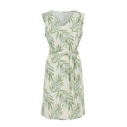 We Fashion Kleid Damen Gr&ouml;&szlig;e 40 hellgelb / gr&uuml;n / mint Sommerkleid