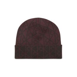 Calvin Klein Beanie female size 55/60 Burgundy / Black
