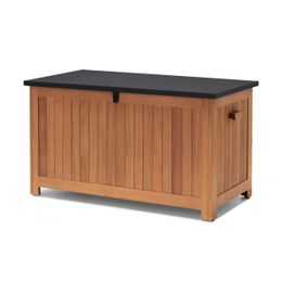 Tchibo - Auflagenbox aus Massivholz - 130x70,5x73cm - braun -