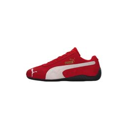 PUMA Sneaker 'Speedcat' Jungen Gr&ouml;&szlig;e 39 beige / gold / rot