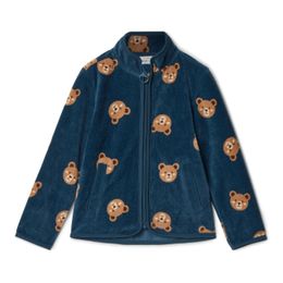 Tchibo - Kinder-Fleecejacke - Baby - Gr. 74/80 - dunkelblau/print