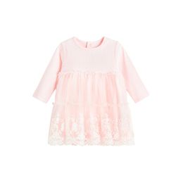 Cool Club Kleid M&auml;dchen Gr&ouml;&szlig;e 74 rosa / wei&szlig;