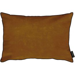 Apelt Dekokissen &raquo;Ruby&laquo; Kissenh&uuml;lle mit F&uuml;llung, 1 St&uuml;ck braun Polyester B/L: 35cm x 45cm, 1 Stk.