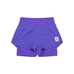 Saysky Pace 2 in 1 Shorts 3" Bekleidung Damen lila XL