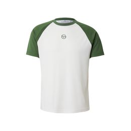 Sergio Tacchini Funktionsshirt 'Rispecchio' Herren Gr&ouml;&szlig;e L creme / gr&uuml;n