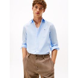 Tommy Hilfiger Herren Langarmhemd &raquo;FLEX POPLIN SHIRT&laquo; Slim Fit, Kentkragen, Baumwollqualit&auml;t L (52), N-Gr
