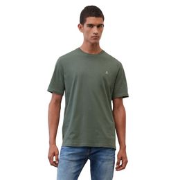 Marc O'Polo Marc O'polo Herren Marc O'Polo T-Shirt Logo-T-Shirt aus Bio-Baumwolle gr&uuml;n S (48)