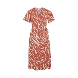 Vila Kleid 'VILOVIE' Damen Gr&ouml;&szlig;e 36 rostrot / wei&szlig; Sommerkleid