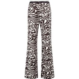Sportalm Kitzb&uuml;hel Damen Schlaghose mit allover Animalprint 44, N-Gr