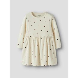 name it M&auml;dchen Jerseykleid &raquo;NMFNUTTI LS DRESS NOOS&laquo; Baumwollmischung, regular fit 116, N-Gr