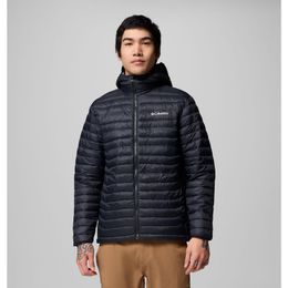 Columbia Herren Steppjacke &raquo;POWDER PASS HOODED JACKET&laquo; mit Kapuze mit Rei&szlig;verschlusstaschen, w&auml;rmeisolierende Wattierung aus Polyester schwarz XXL