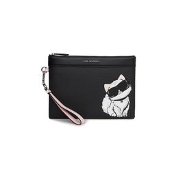 K by KARL LAGERFELD Karl Lagerfeld Clutch 'Ikon Choupette' Damen Gr&ouml;&szlig;e One Size schwarz
