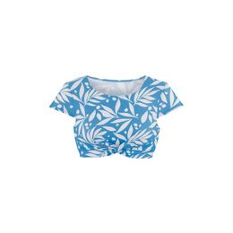 active by Lascana Lascana Active Damen LASCANA ACTIVE Crop-Bikini-Top &raquo;Lia&laquo; mit Knotenoptik vorn wei&szlig; 44, Cup C/D