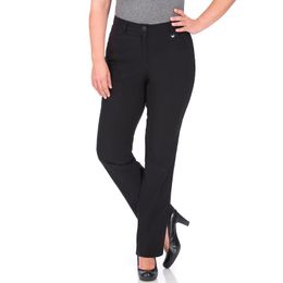 KjBRAND Damen KjBRAND 5-Pocket-Hose &raquo;Betty Bengaline&laquo; in bequemer Form schwarz 46, N-Gr