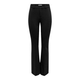 Only Damen Only Anzughose &raquo;ONLPEACH MW FLARED PANT TLR NOOS&laquo; schwarz 36 (S), L&auml;nge 32