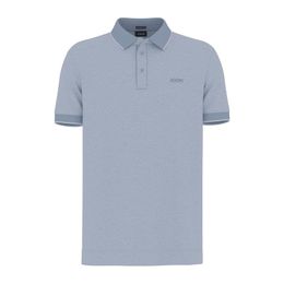 JOOP! Herren JOOP! Poloshirt &raquo;Percyco&laquo; kontrastive Elemente mit feinen Streifen blau S