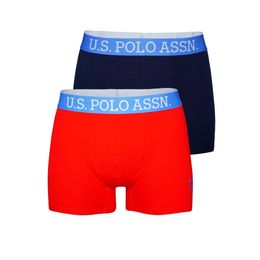 U.S. Polo Assn. Boxer shorts male size L Navy / Light blue / Red / White