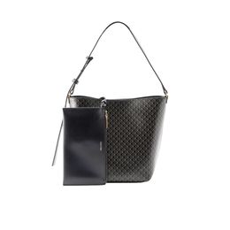 Calvin Klein Tasche 'Emblem Print' Damen Gr&ouml;&szlig;e One Size beige / schwarz