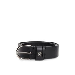 Tommy Hilfiger Damen Lederg&uuml;rtel &raquo;ESSENTIAL EFFORTLESS&laquo; schwarz 85
